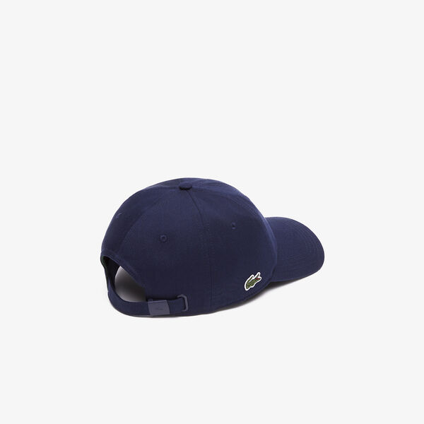Unisex Organic Cotton Twill Cap Navy Blue | Lacoste